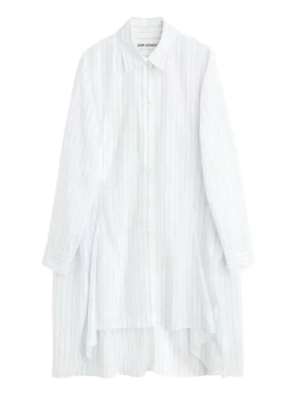 Our Legacy Flux Stripe-pattern Shirt - White