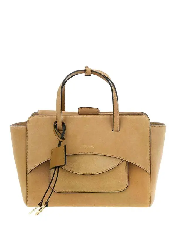 HIDESINS Flap Pocket Tote - Neutrals