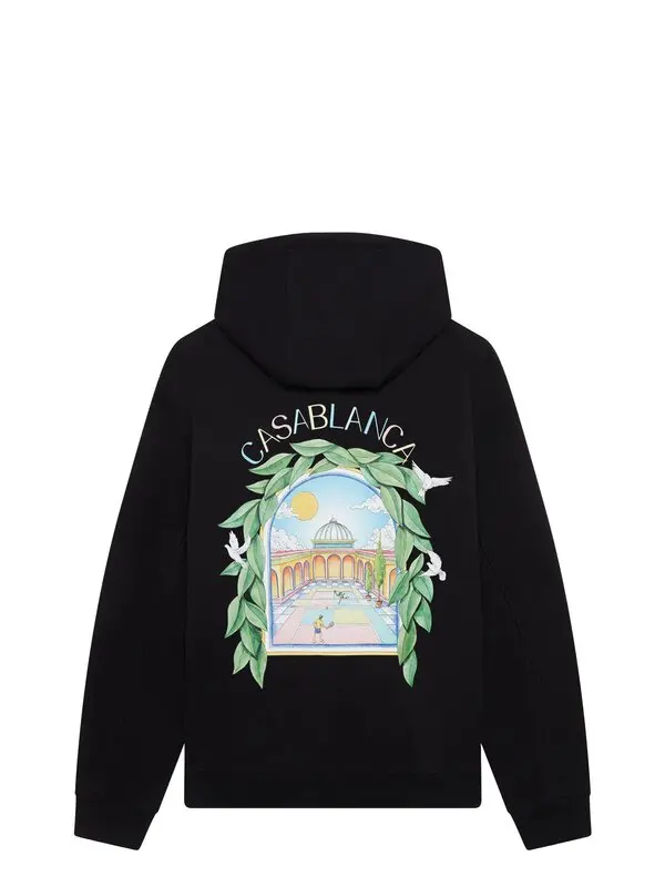 Casablanca L'arche Hooded Sweatshirt - Black