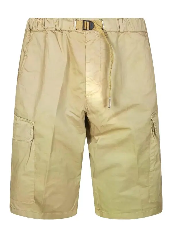 WHITE SAND Belted Cargo Shorts - Neutrals