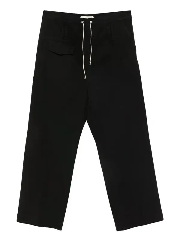 NAMACHEKO Trireme Drawstring Trousers - Black