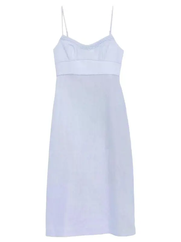 Zimmermann Linen Midi Dress - Blue