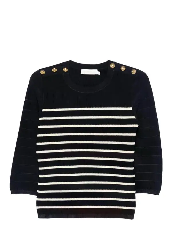 Zimmermann Luna Striped Top - Blue