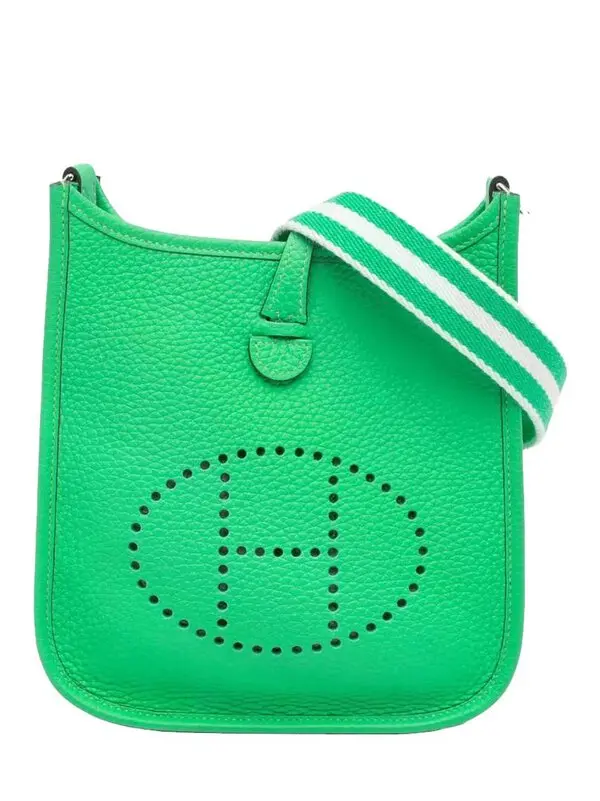 Hermès Clemence Evelyne Tpm Crossbody Bag - Green