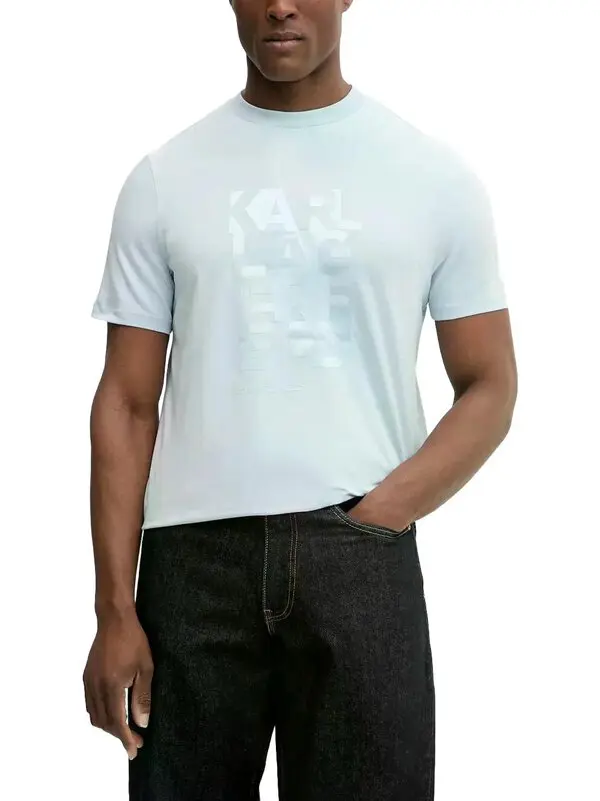 Karl Lagerfeld Logo-print T-shirt - Blue