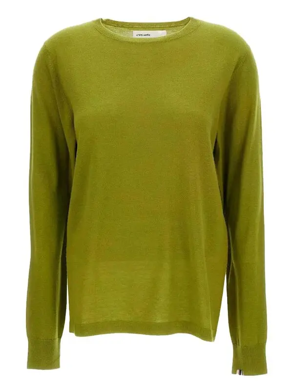 EXTREME CASHMERE X Selfie Crew-neck Sweater - Green