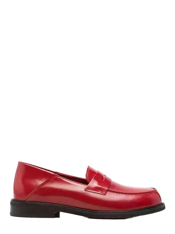 POEVE Penny-slot Loafers - Red