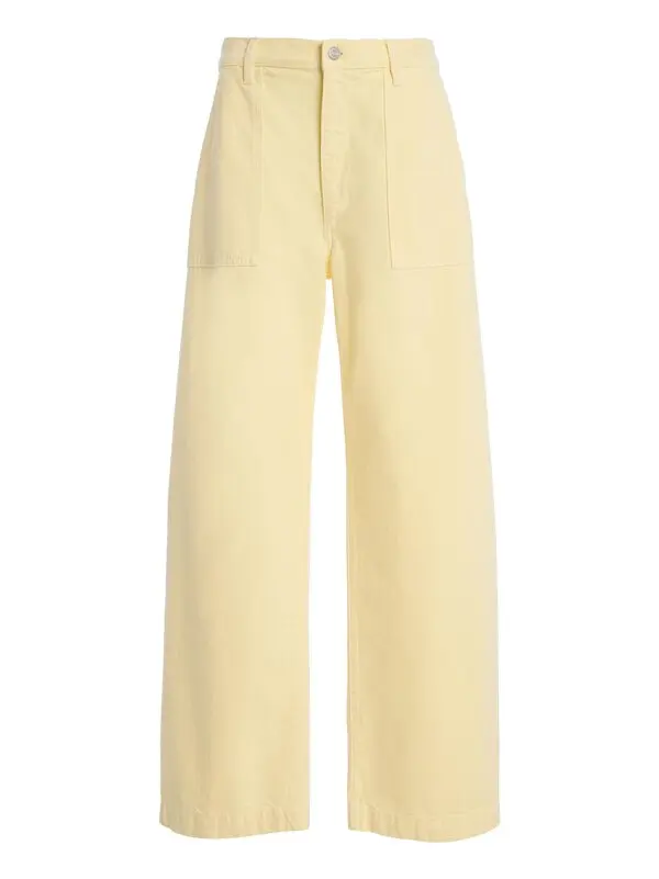 FRAME The Bow Cargo Jeans - Yellow