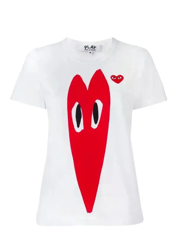 Play Comme Des Garcon Cotton T-shirt - White