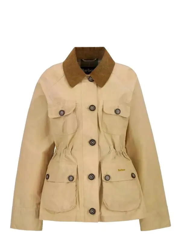 Barbour Logo-embroidered Jacket - Neutrals