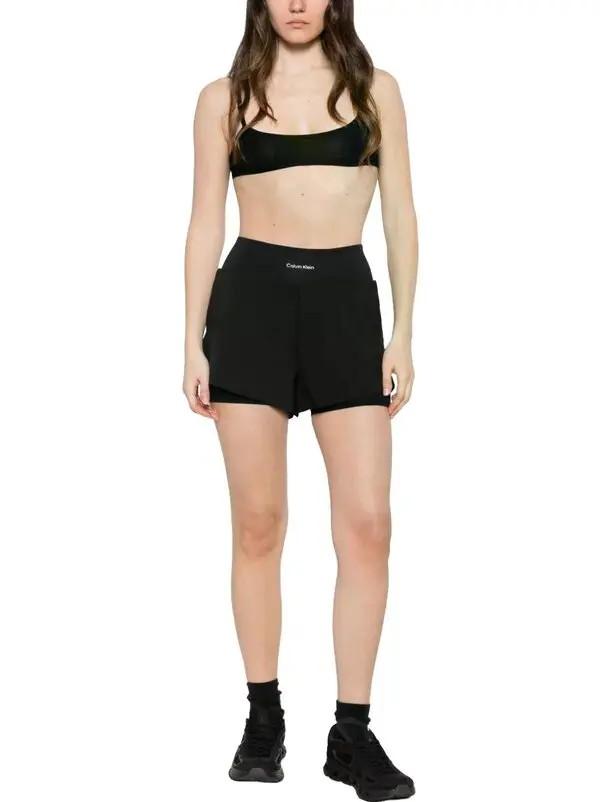 Calvin Klein Layered Shorts - Black