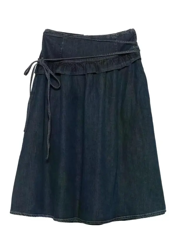 DAMSON MADDER Bellamie Midi Skirt - Blue