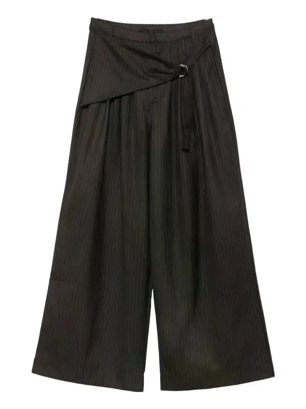DAMSON MADDER Wide Leg Palazzo Pants - Brown