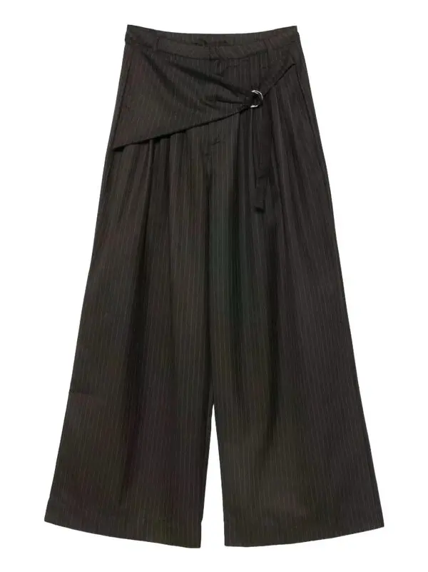 DAMSON MADDER Wide Leg Palazzo Pants - Brown
