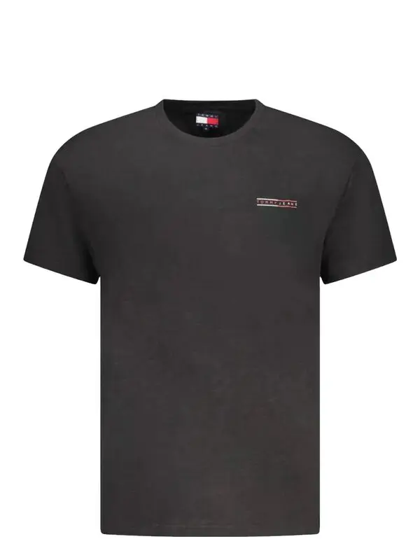 Tommy Hilfiger Logo-patch T-shirt - Black