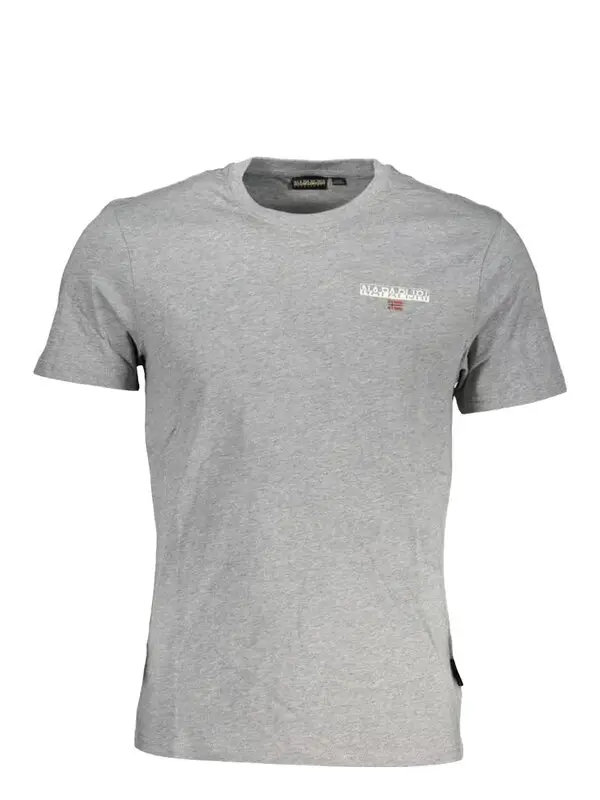 NAPAPIJRI Logo-print Cotton T-shirt - Grey