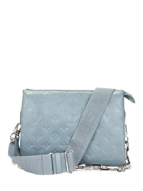 FWRD RENEW Louis Vuitton Monogram Coussin Pm Shoulder Bag - Blue