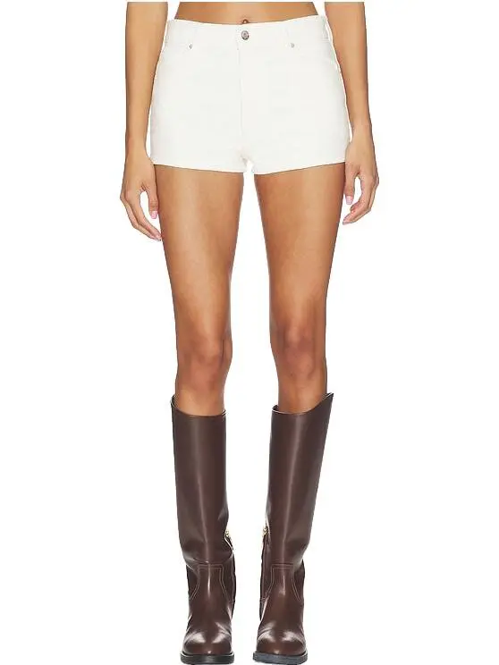 GRLFRND Florence Low Rise Mini Short - Cream