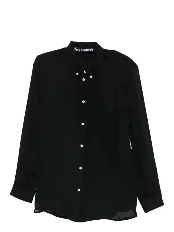 FRENKEN Button-down Shirt - Black