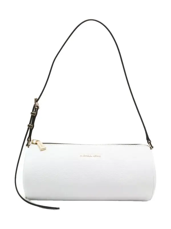 Michael Kors Izzy Pebbled-leather Shoulder Bag - White