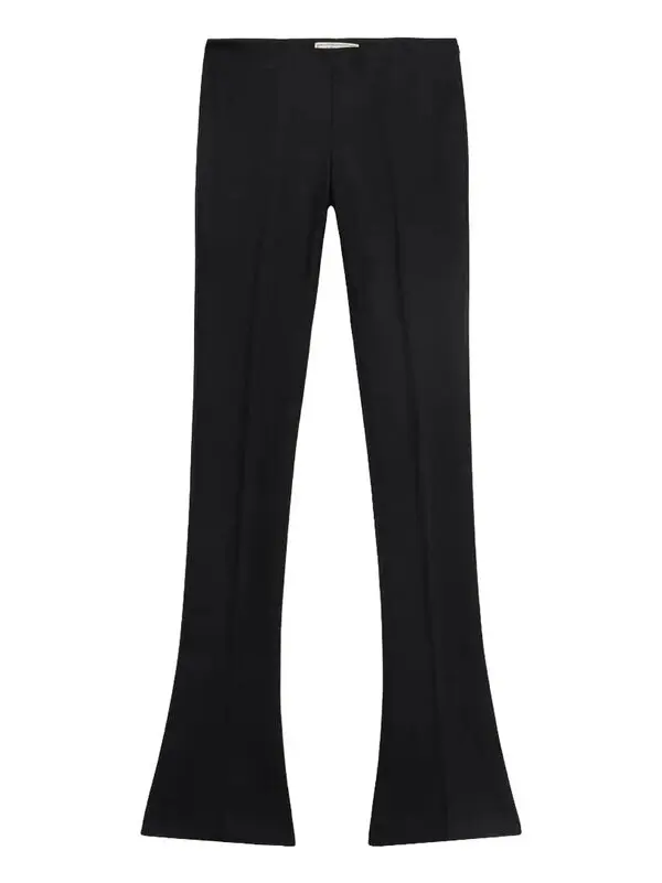Blumarine Flared-hem Trousers - Black