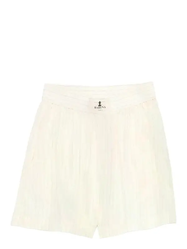 Barena Venezia Striped Elasticated-waistband Shorts - Neutrals