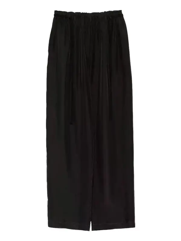 Barena Venezia Drawstring Wide-leg Trousers - Black
