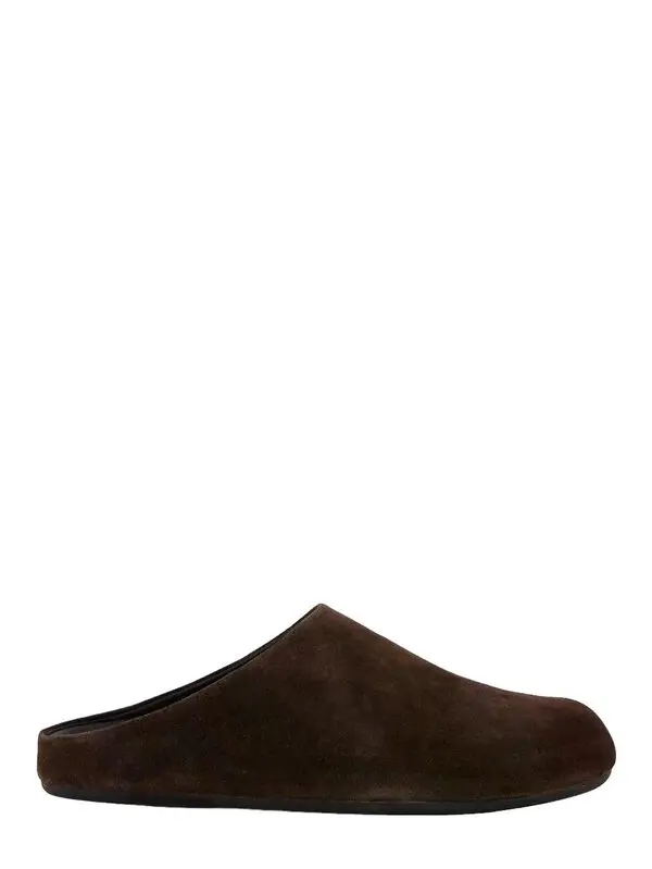 Officine Creative Babouche Suede Slippers - Brown