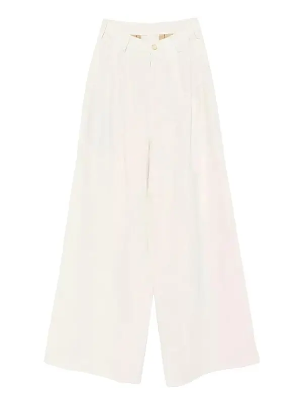 UMA WANG Paella Palazzo Pants - Neutrals