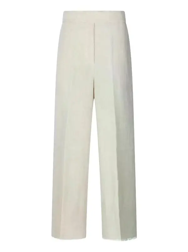 Antonelli Firenze Franged Concealed-fastening Trousers - Neutrals