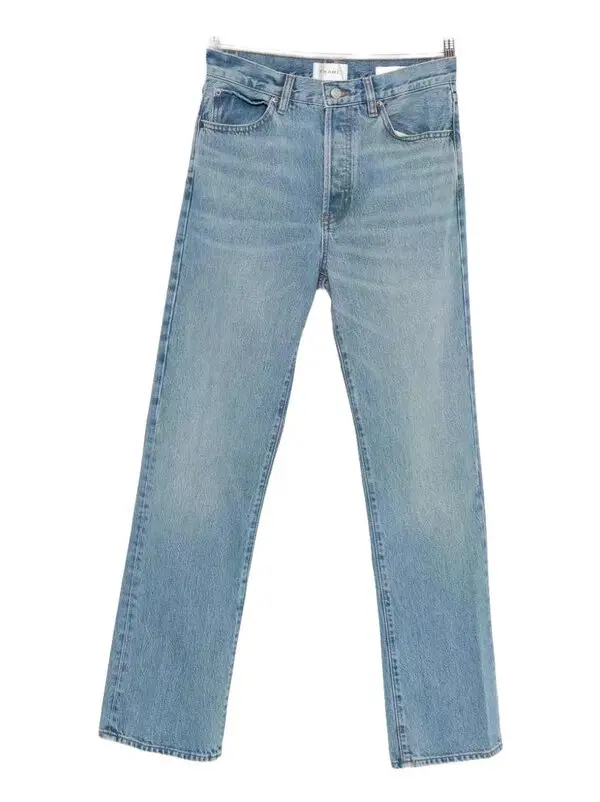 FRAME Vertical Straight Leg Jeans - Blue