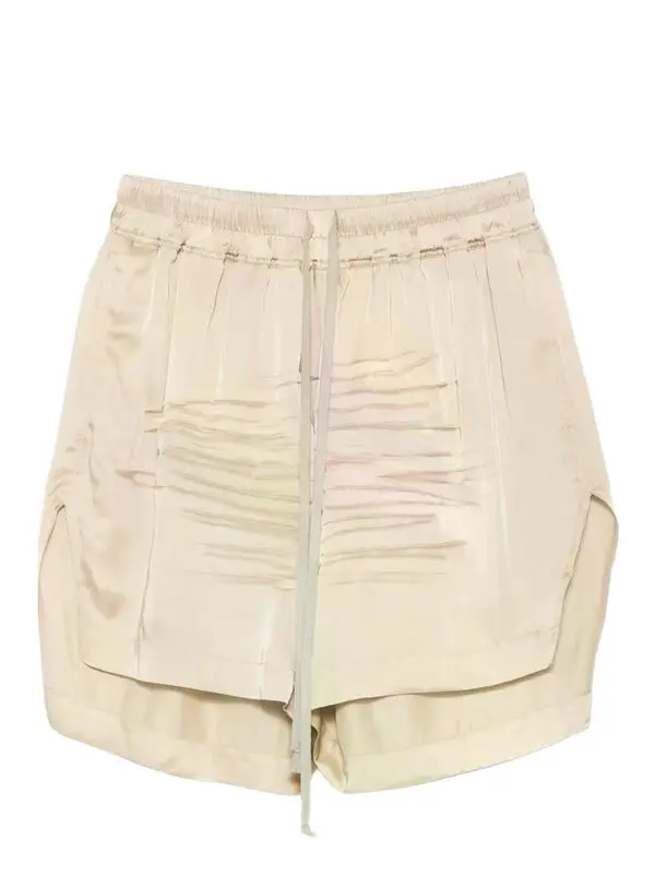 Rick Owens Side-slit Shorts - Neutrals