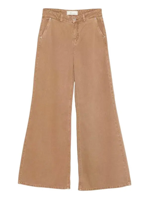 Blumarine Wide-leg Jeans - Brown