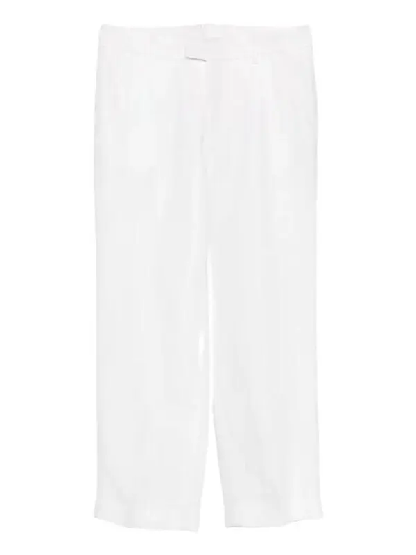 BERWICH Cropped Trousers - White