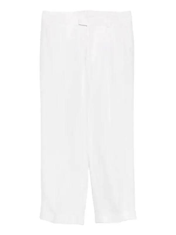 BERWICH Cropped Trousers - White
