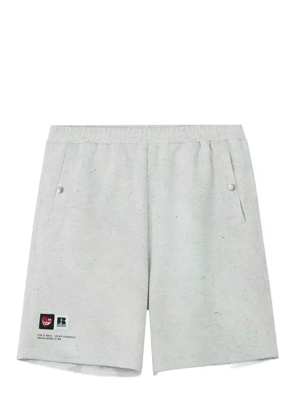 Izzue Logo Patch Shorts - Grey