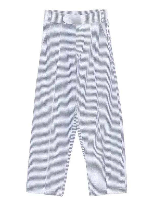 MAISON JEJIA Susi Striped Trousers - Blue