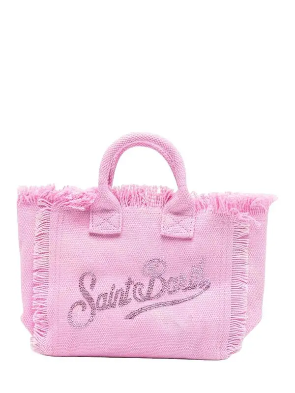 MC2 SAINT BARTH Canvas Mini Vanity Tote Bag - Pink