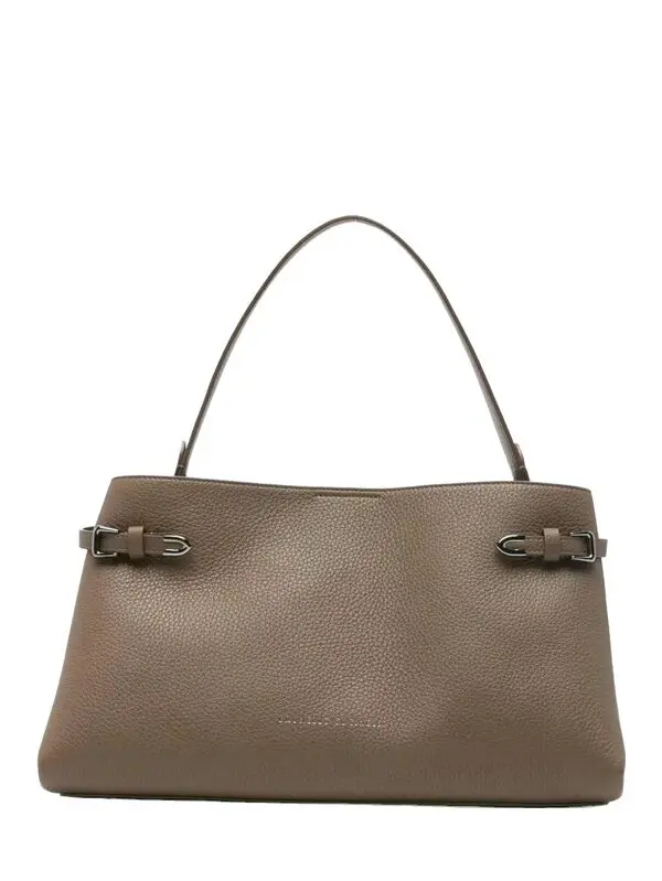 Brunello Cucinelli Pebble-leather Tote Bag - Brown