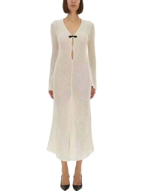 THE GARMENT Tanzania Crochet-knit Maxi Dress - Neutrals