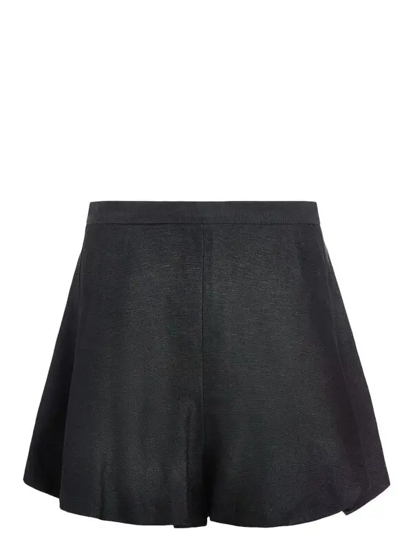 MARIE OLIVER Roxy High Rise Shorts - Black