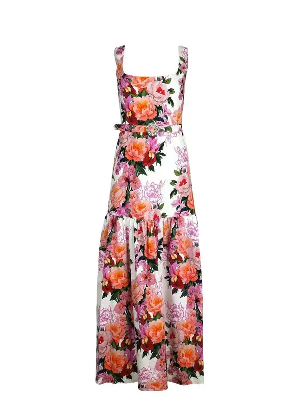 Borgo De Nor Floral-print Maxi Dress - Multicolour