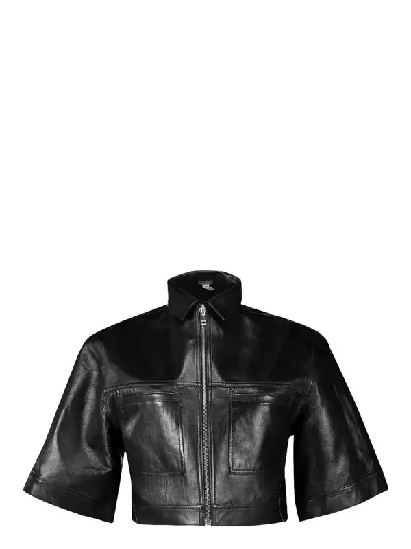 LAMARQUE Caprice Reversible Leather Jacket - Black