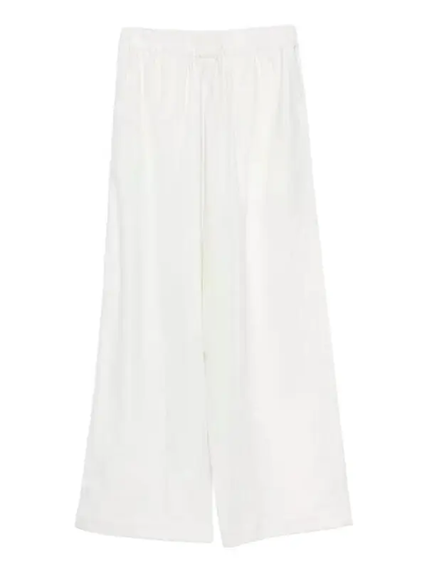 MARRAKSHI LIFE Elasticated Wide-leg Palazzo Pants - White