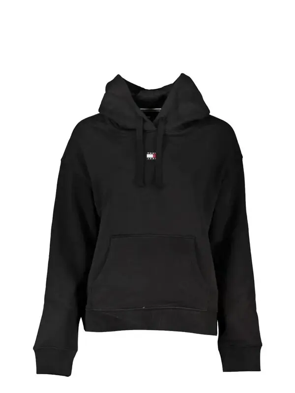 Tommy Hilfiger Logo-patch Hoodie - Black