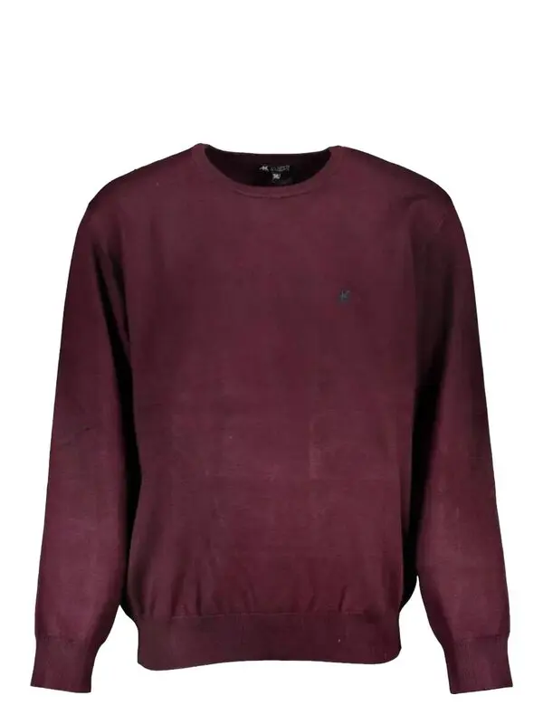 U.S. Grand Crew-neck Cotton Sweater - Red