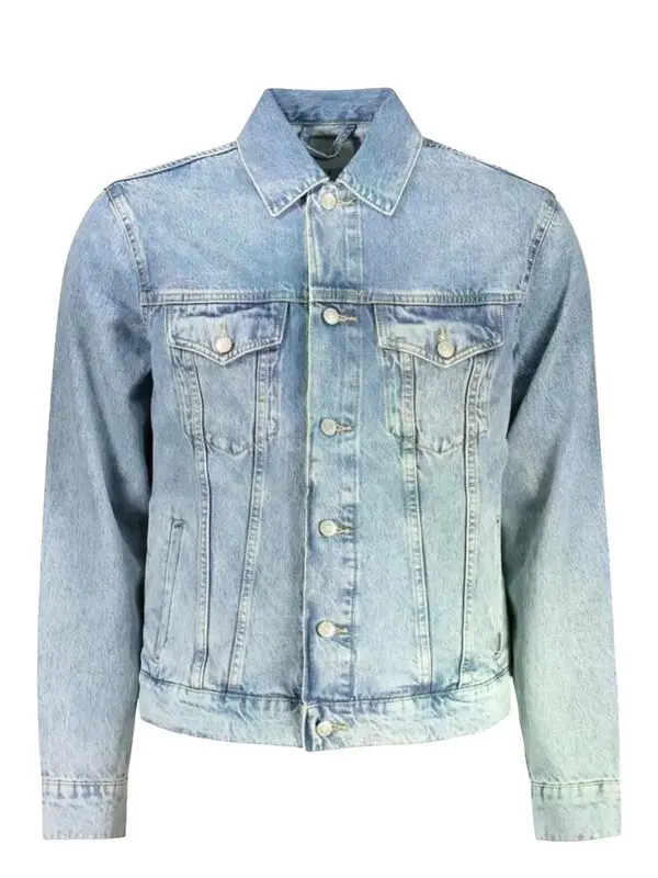 Pepe Jeans Acid Wash Denim Jacket - Blue