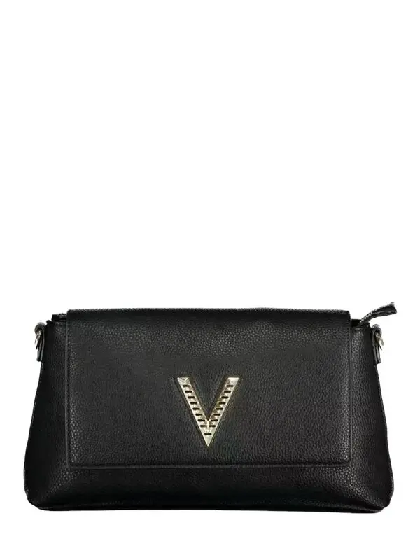 MARIO VALENTINO V-logo Crossbody Bag - Black