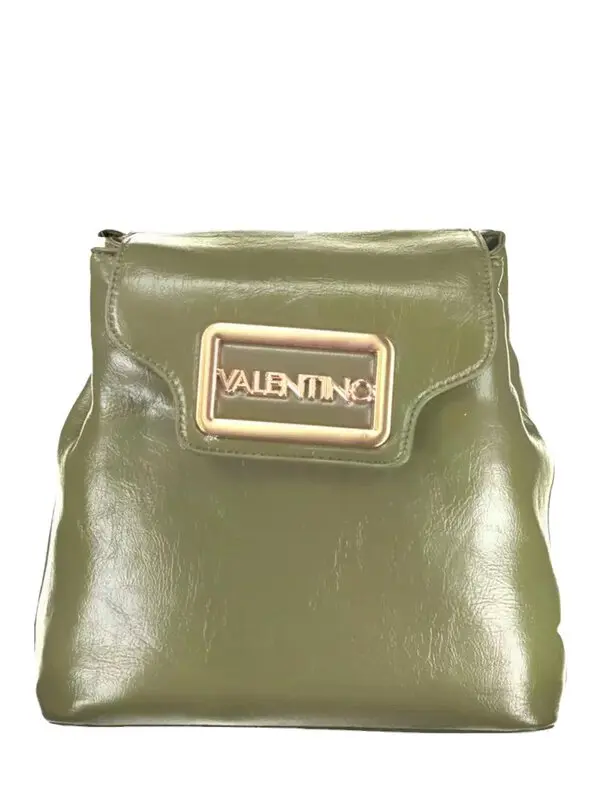 MARIO VALENTINO Logo-plaque Backpack - Green