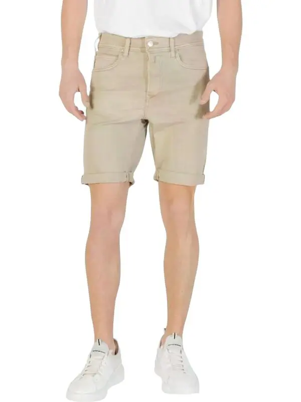 REPLAY Cotton-twill Shorts - Neutrals